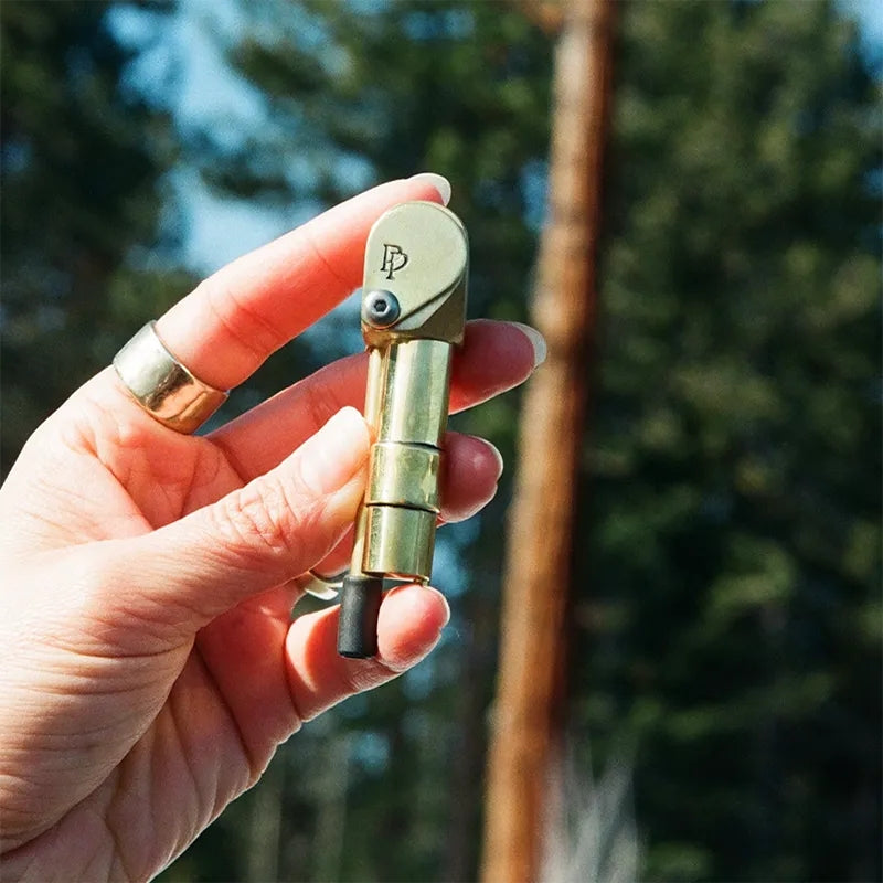 Original Brass Portable Proto Tool All-in-One w/Poker and Storage Tube ...