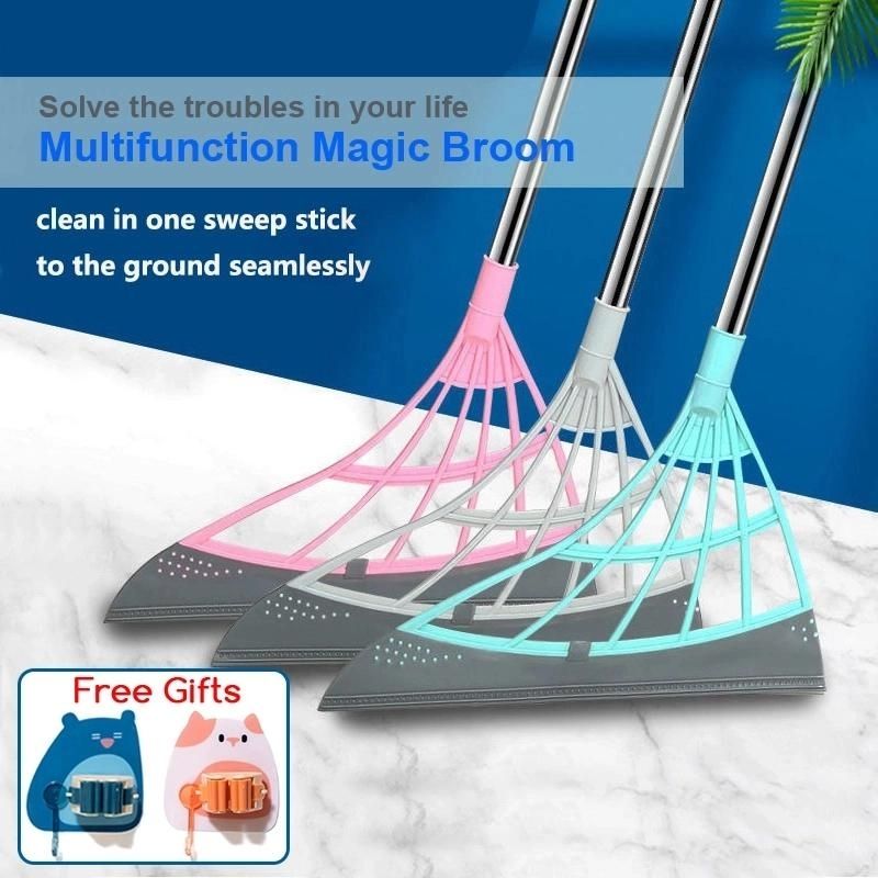 🧹Squeeze Silicone Broom Sweeping Water And Pet Hair – VerseVida